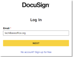 DocuSign Login